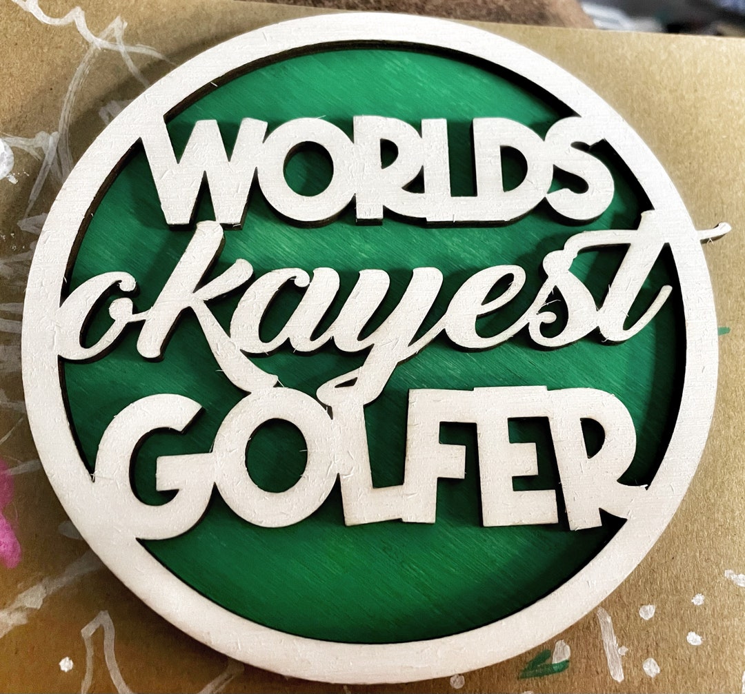 Golf Mini Painted Tiered Tray Signs - Etsy