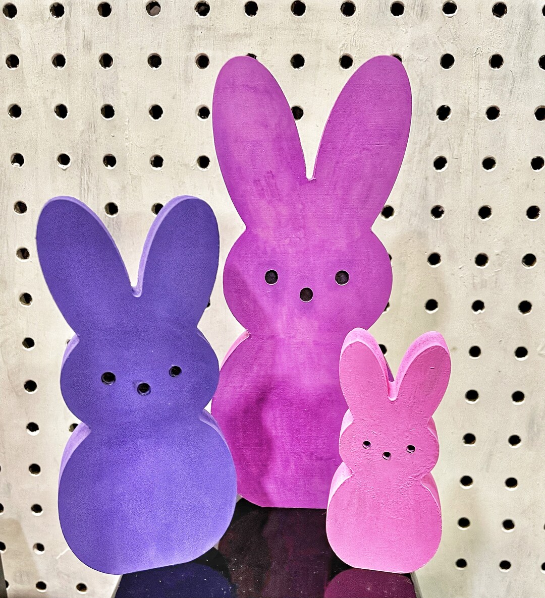 Hand Painted Wooden Peeps - Etsy