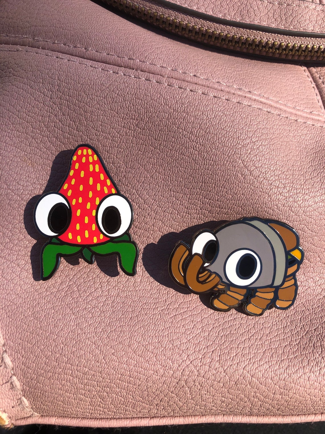 Bugsnax Enamel Pins Strabby and Bunger - Etsy