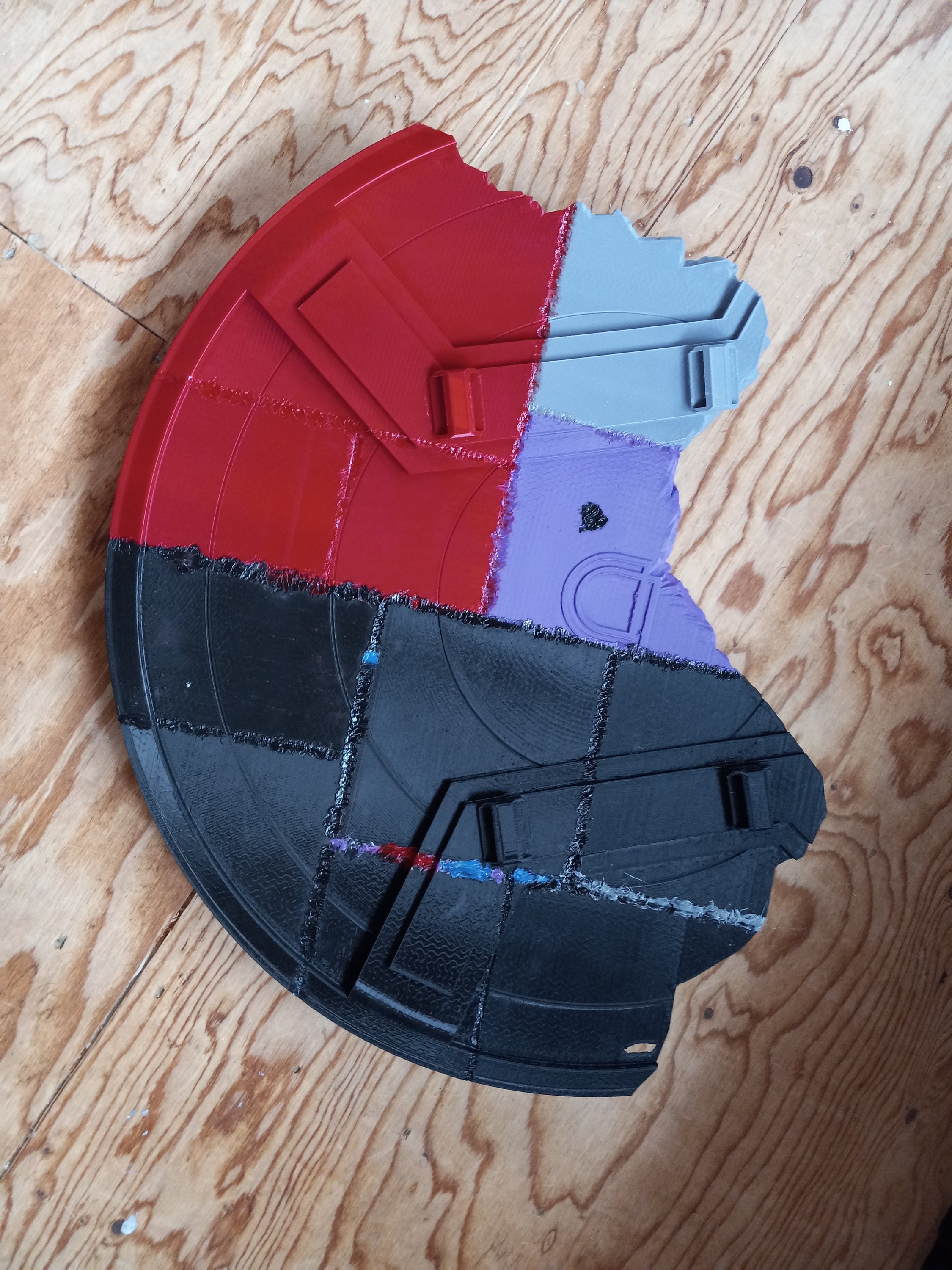 Broken Captain America Shield Raw Print: Avengers Endgame - Etsy