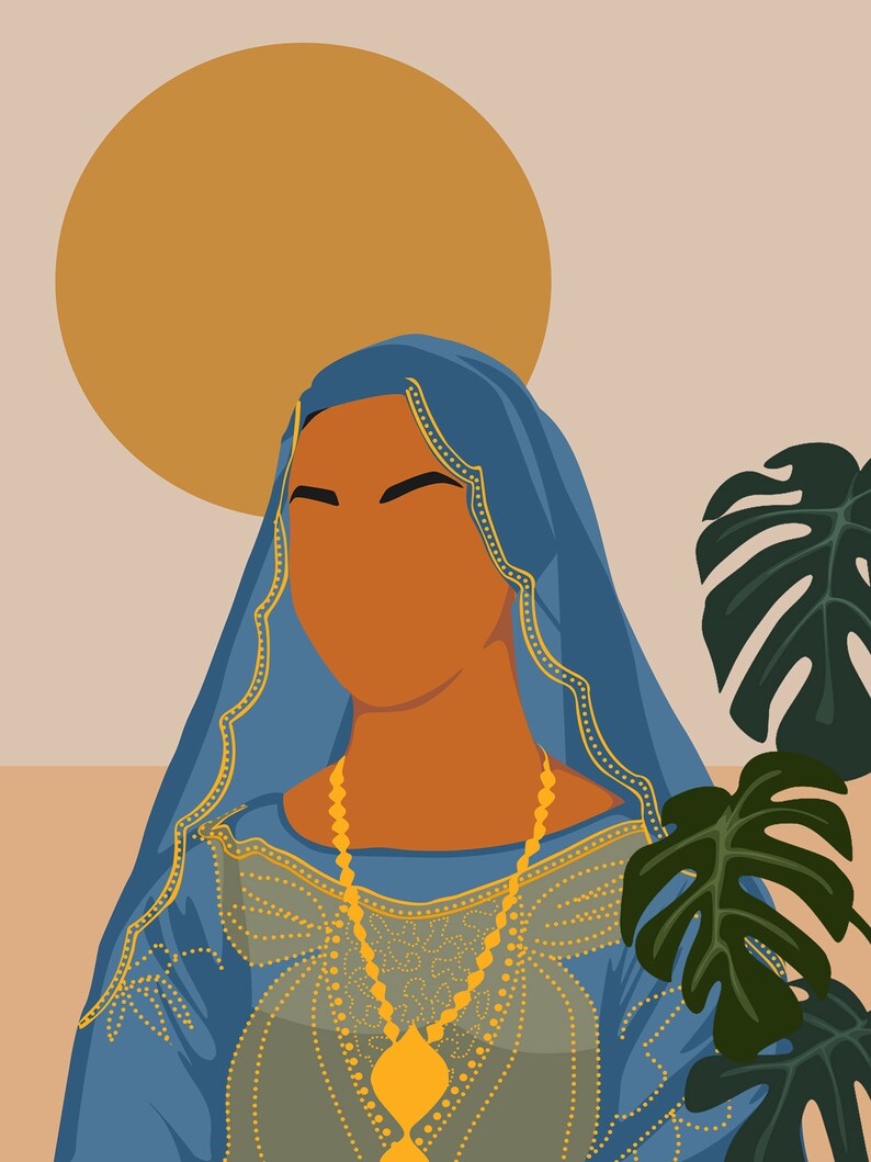 Somali Girl, Somali Art, Somali Wall Art, Black Girl, African Art ...