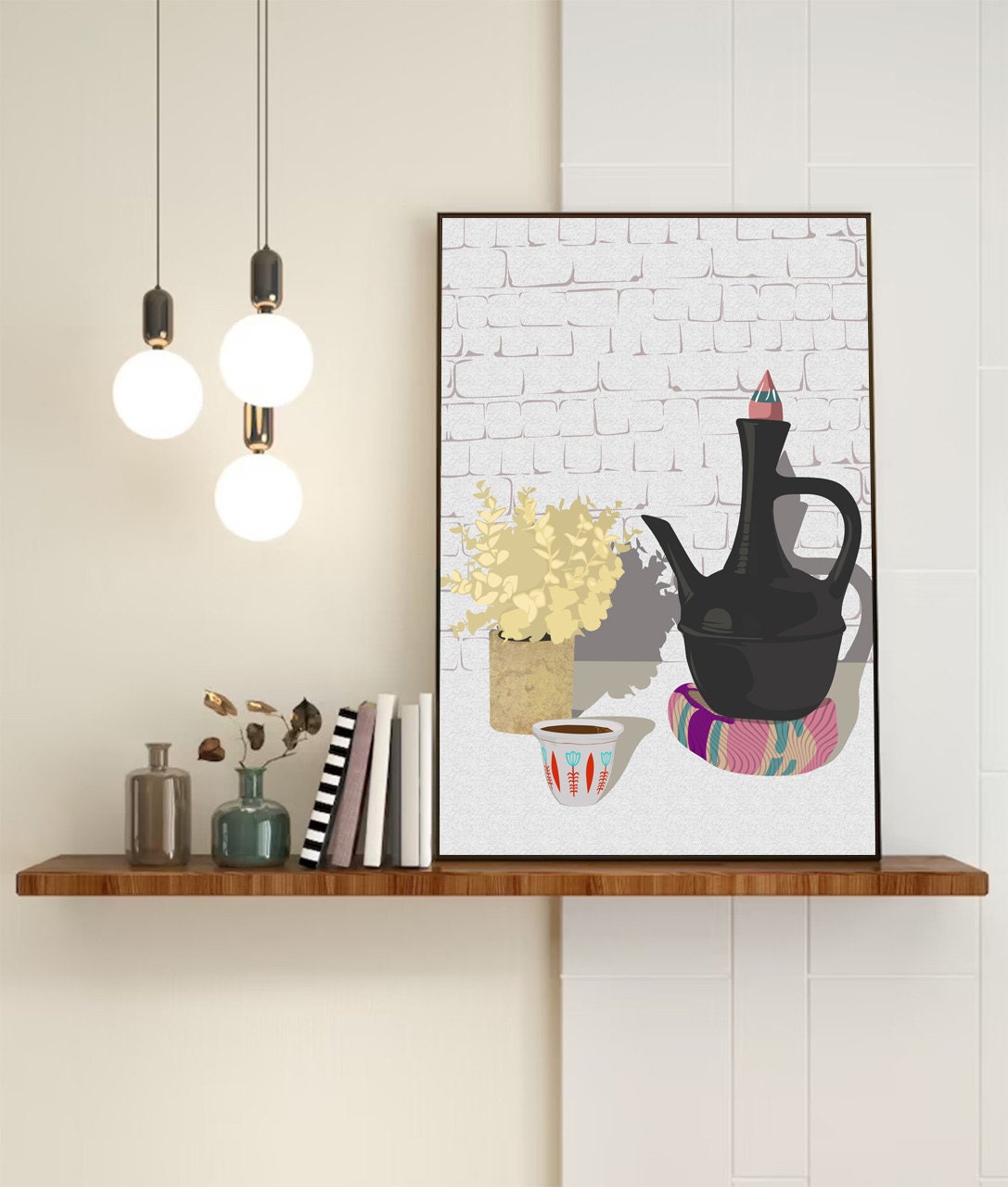 Digital Ethiopian JEBENA PRINT - Jebena Art Print, Canvas Art Print ...