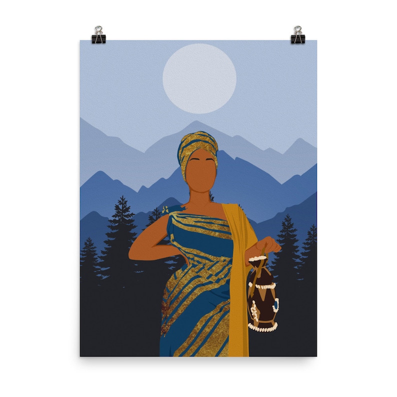 Traditional Somali Art Somali Woman Print Somali Poster - Etsy