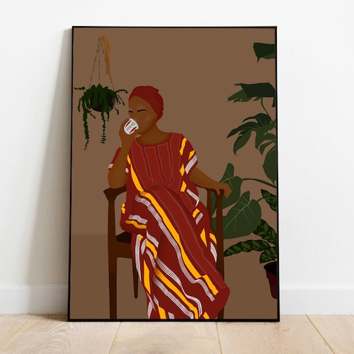 Somali Art Poster African Art Somali Woman Digital Print - Etsy