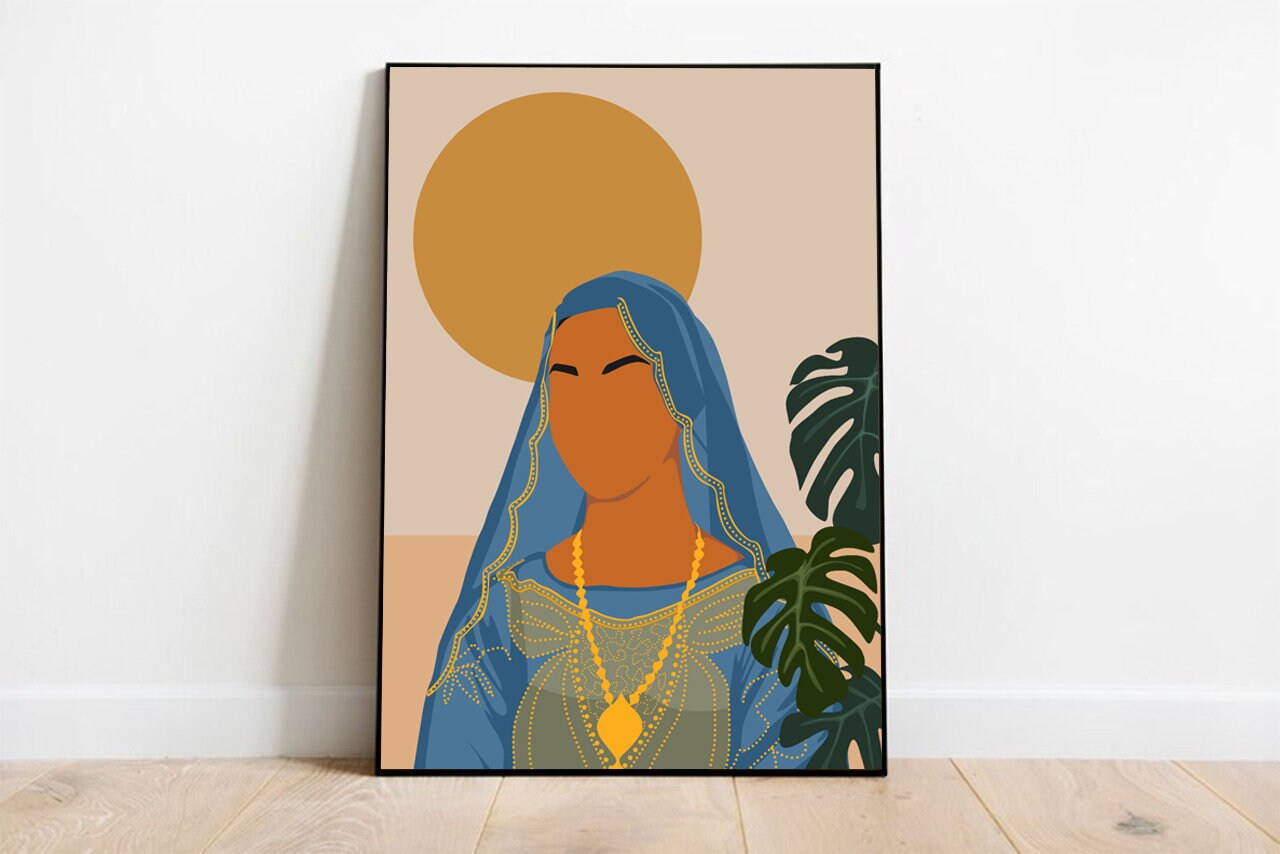 Somali Girl, Somali Art, Somali Wall Art, Black Girl, African Art ...