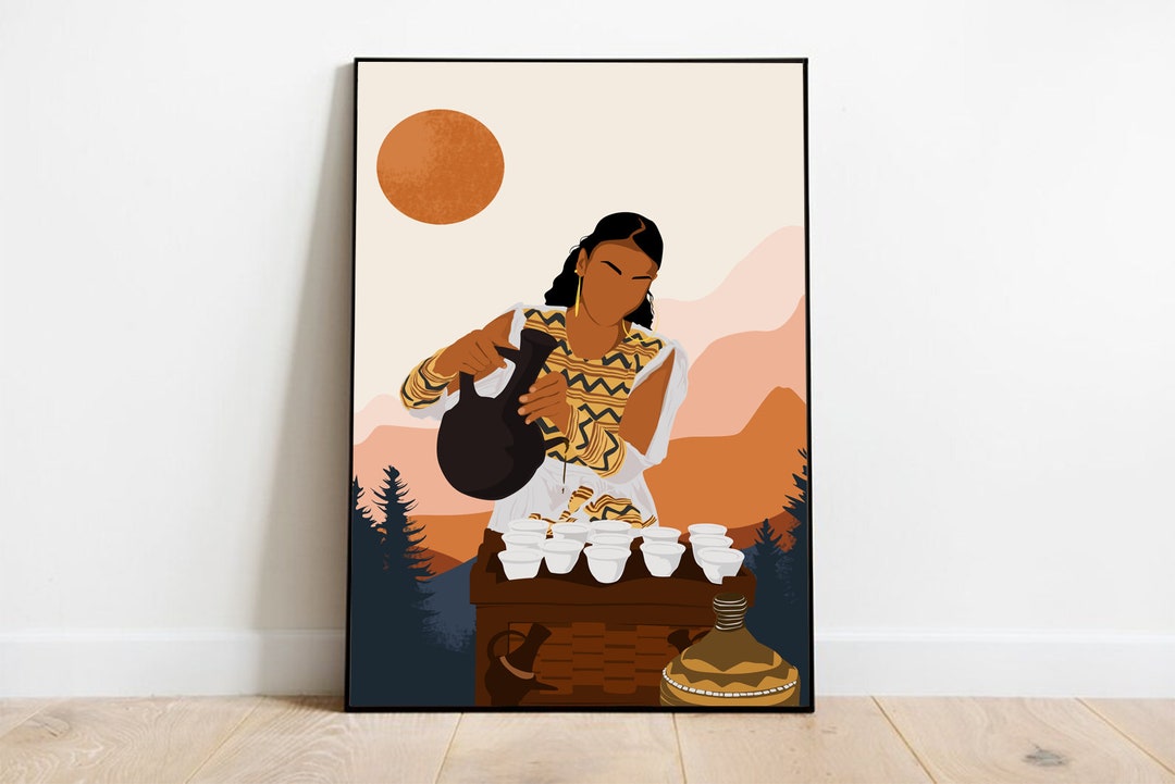 Eritrean Wall Art, Modern Wall Decor, Eritrean Poster - Eritrean Art ...