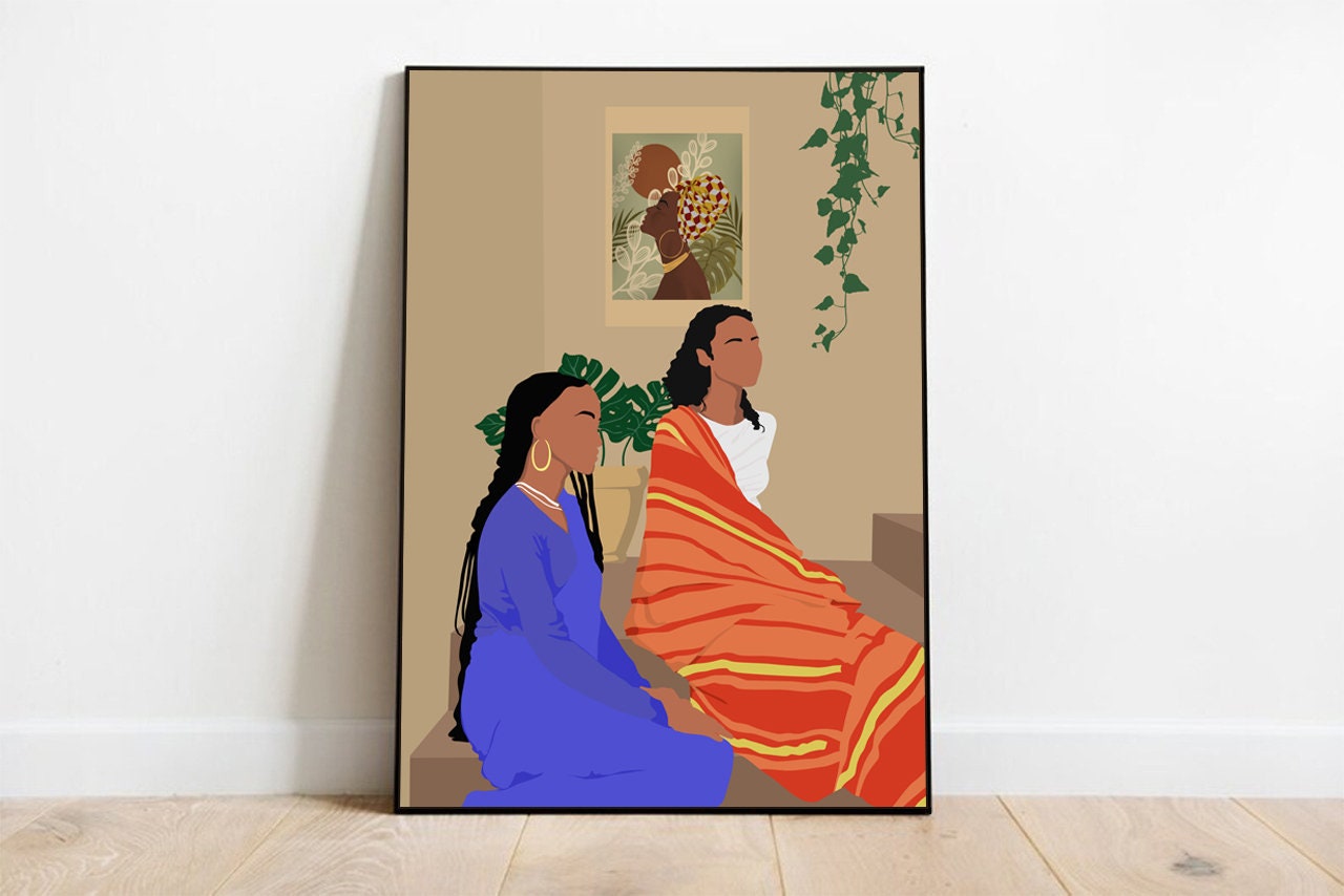 Digital Art, Somali Women, Somali Art, Afro Art, Black Women Art, Black ...