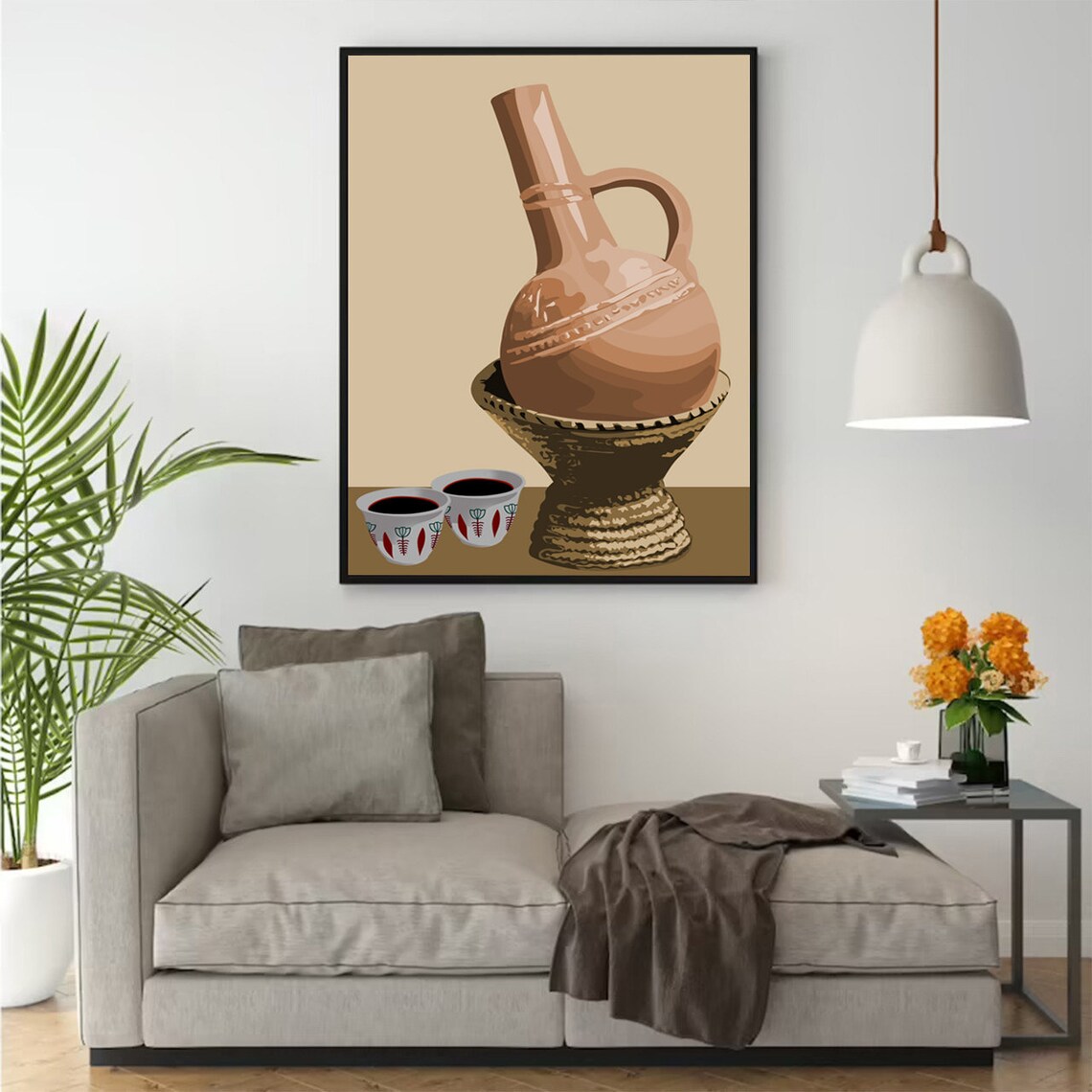 Digital Art, Eritrean Jebena Print, Eritrean Art Print, African Art ...