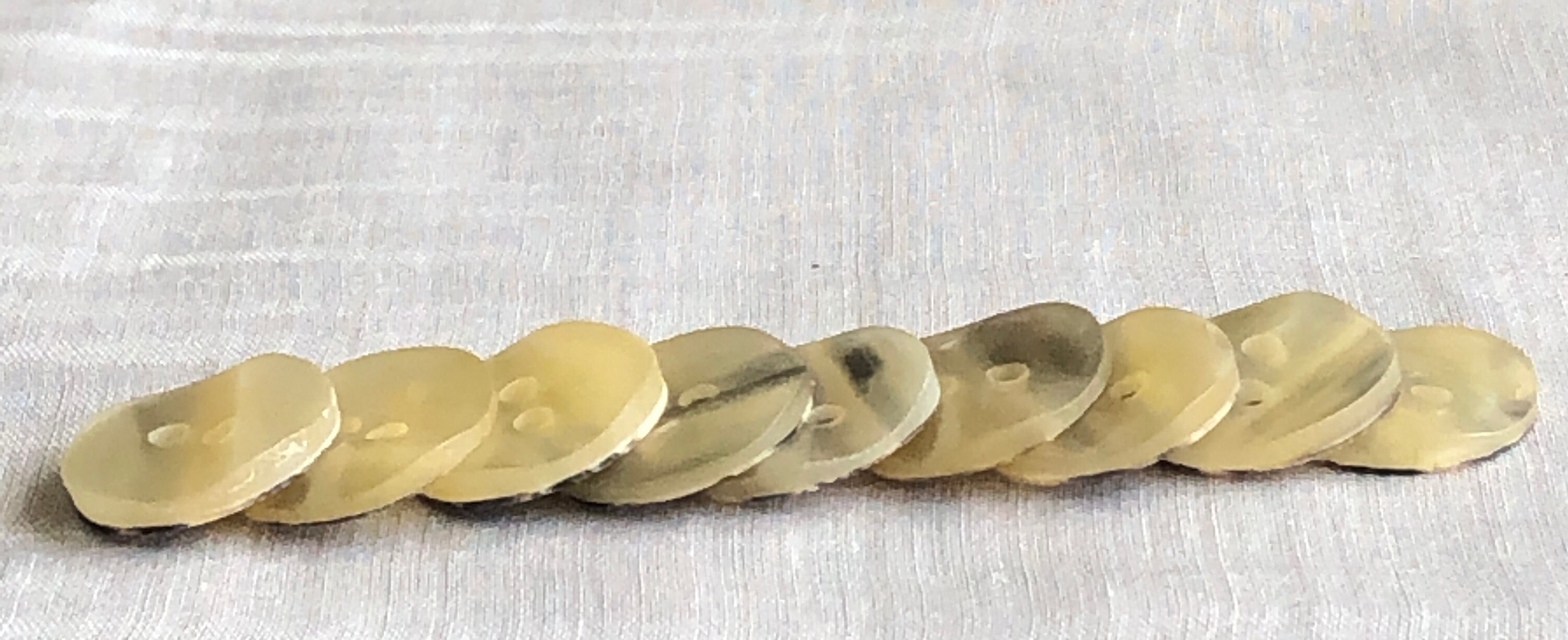 16 Mm Rustic Vintage Shell 2-hole Buttons Organic Form - Etsy