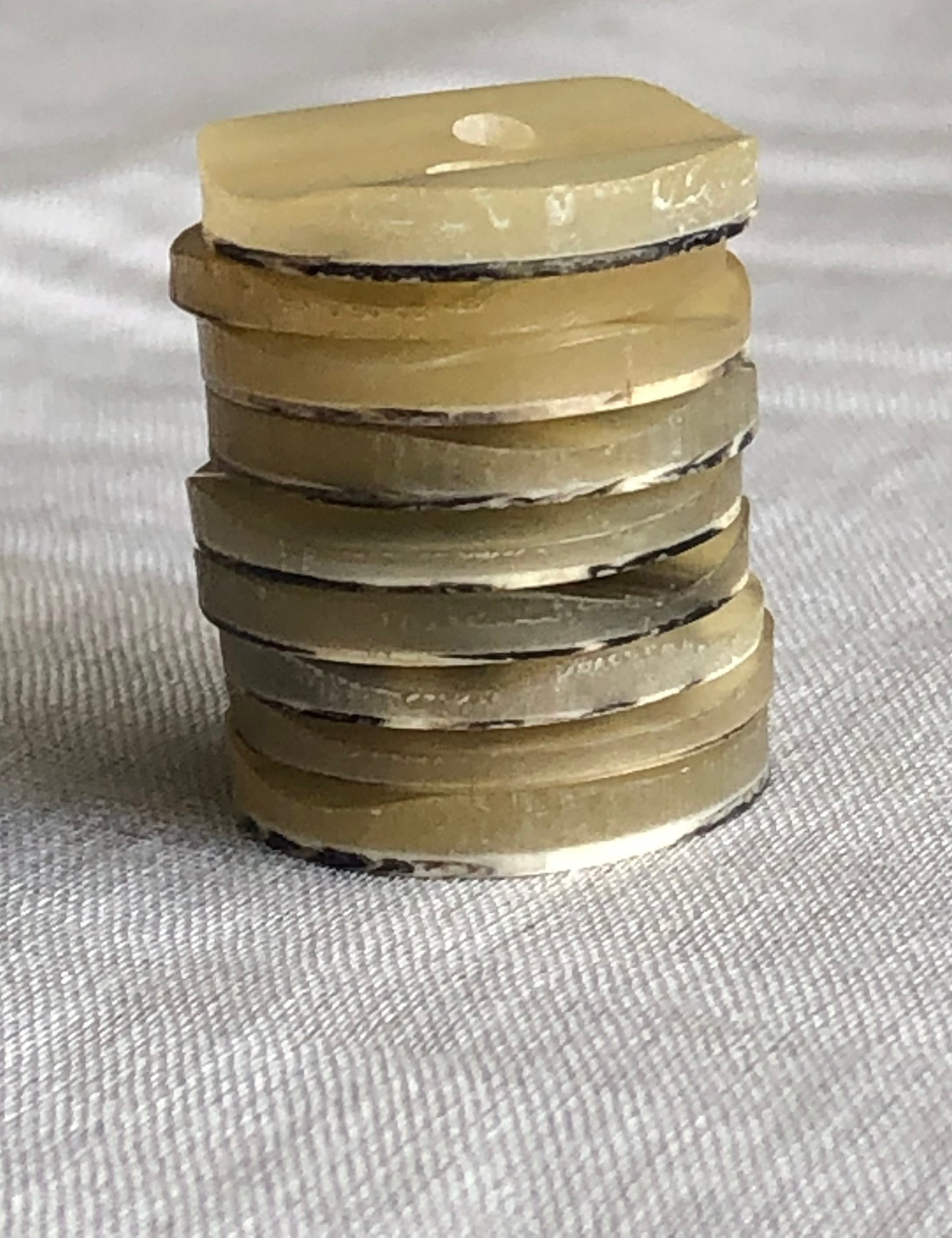 16 Mm Rustic Vintage Shell 2-hole Buttons Organic Form - Etsy