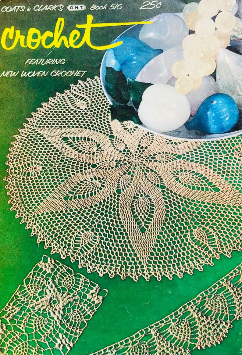 Crochet Pattern Booklet Vintage Coats & Clarks Crochet Book - Etsy