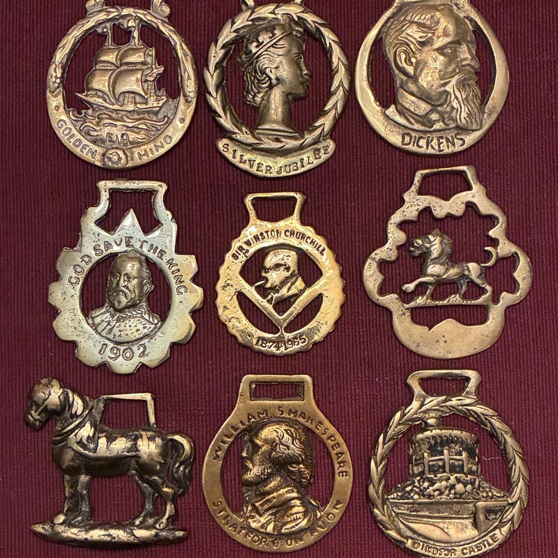 Vintage Saddle Medallion - Etsy