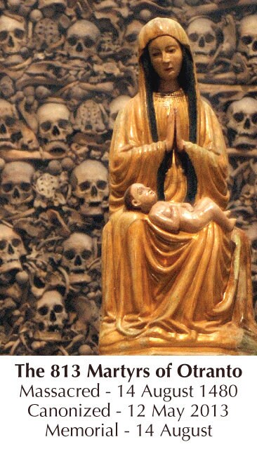 813 Martyrs of Otranto Prayer Card Saints Antonio Primaldo & - Etsy Italia