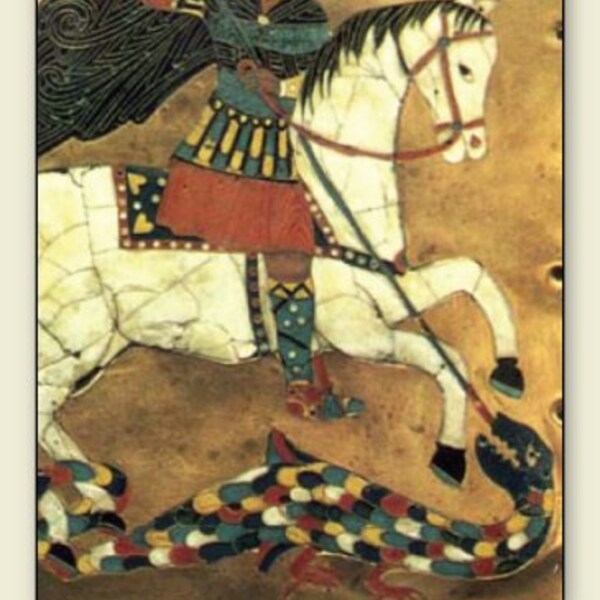 St. George Prayer Card - Etsy