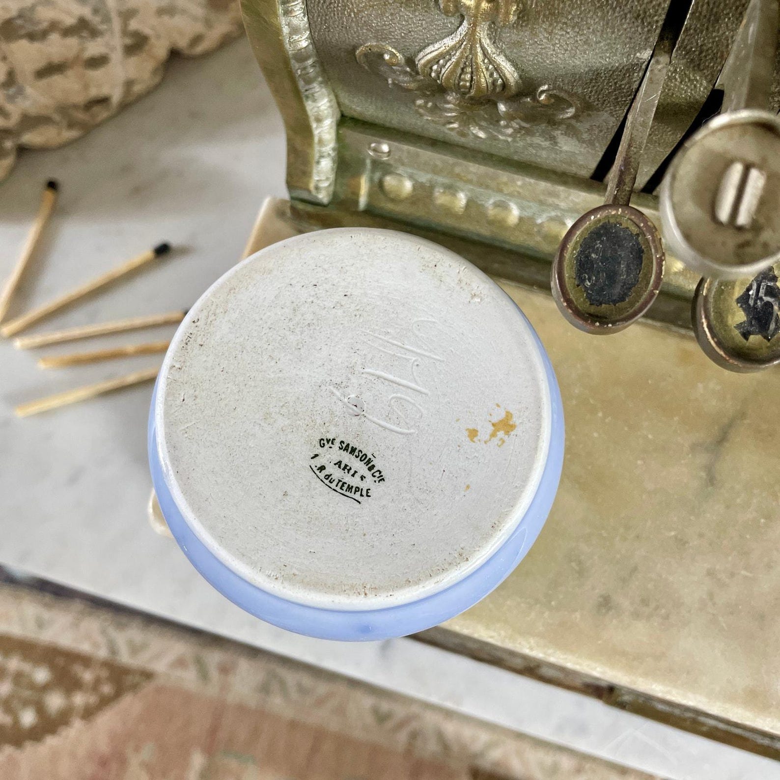 Antique Samson Et Cie Paris Confetti Pyrogène Match Striker Pyrogen ...