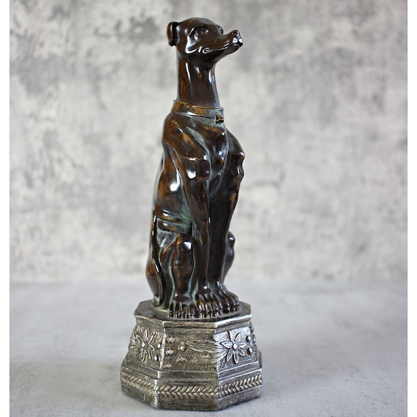 Faux Bronze Statue Dog - Etsy