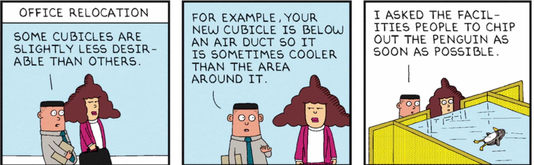 Dilbert Comic Strip Cold Office Mug With Color Inside - Etsy