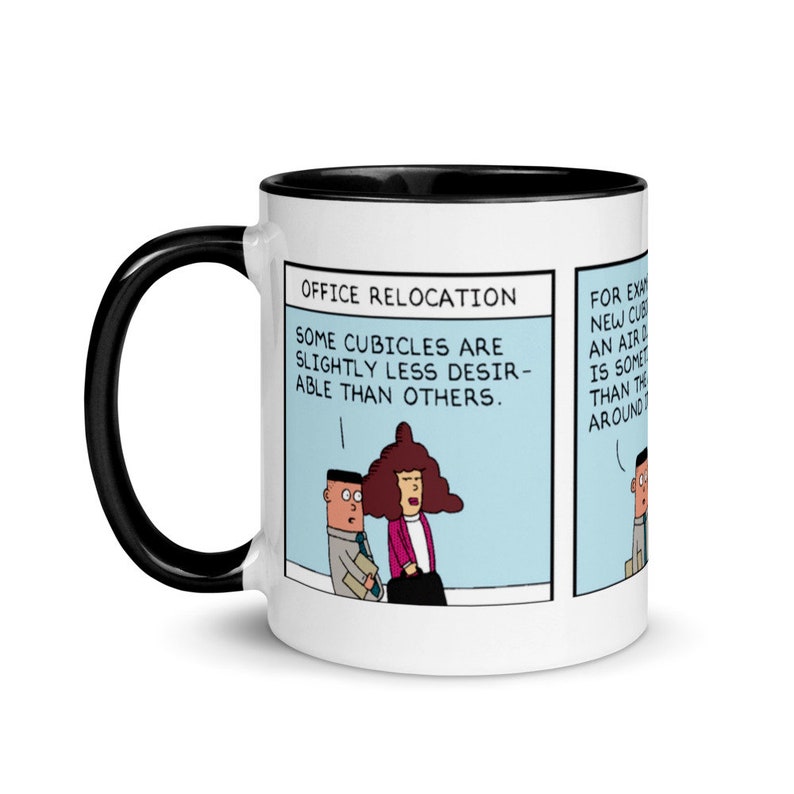 Dilbert Comic Strip - Cold Office - Mug With Color Inside - Etsy