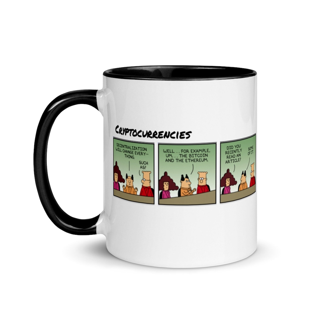 Dilbert Comic Strip - Cryptocurrencies (bitcoin) - Mug With Color ...