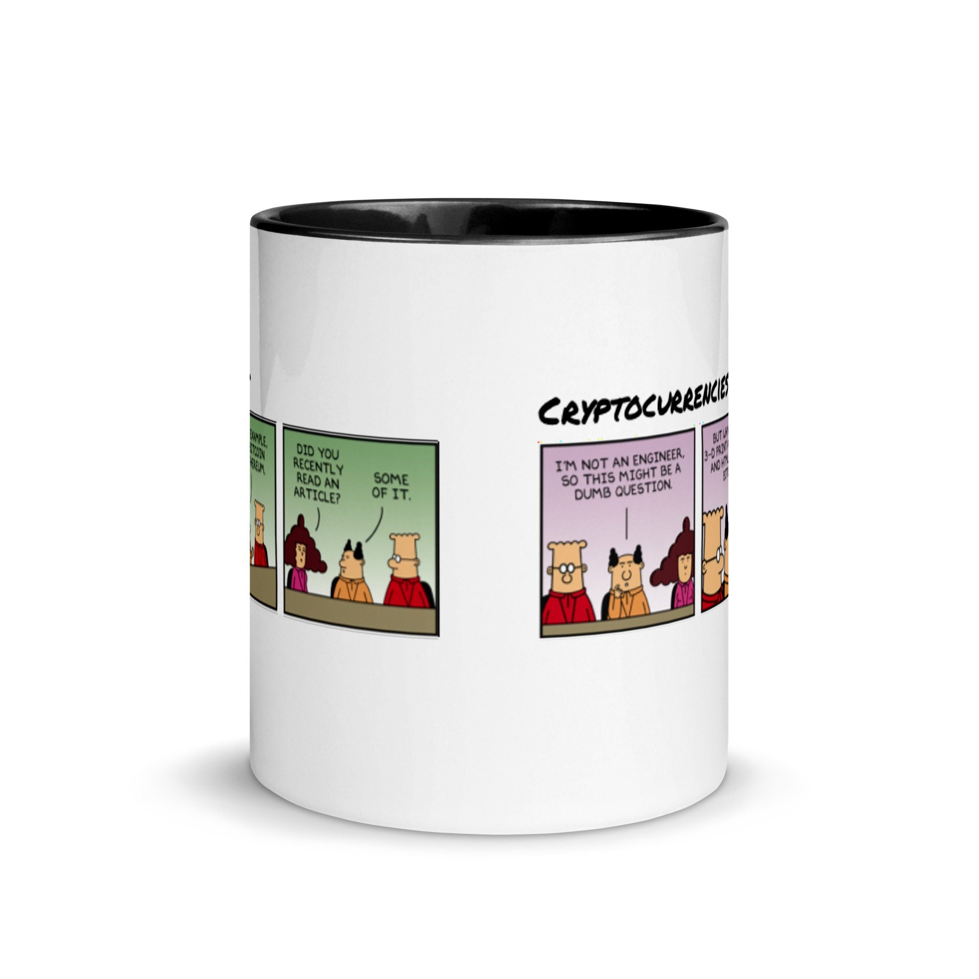 Dilbert Comic Strip - Cryptocurrencies (bitcoin) - Mug With Color ...