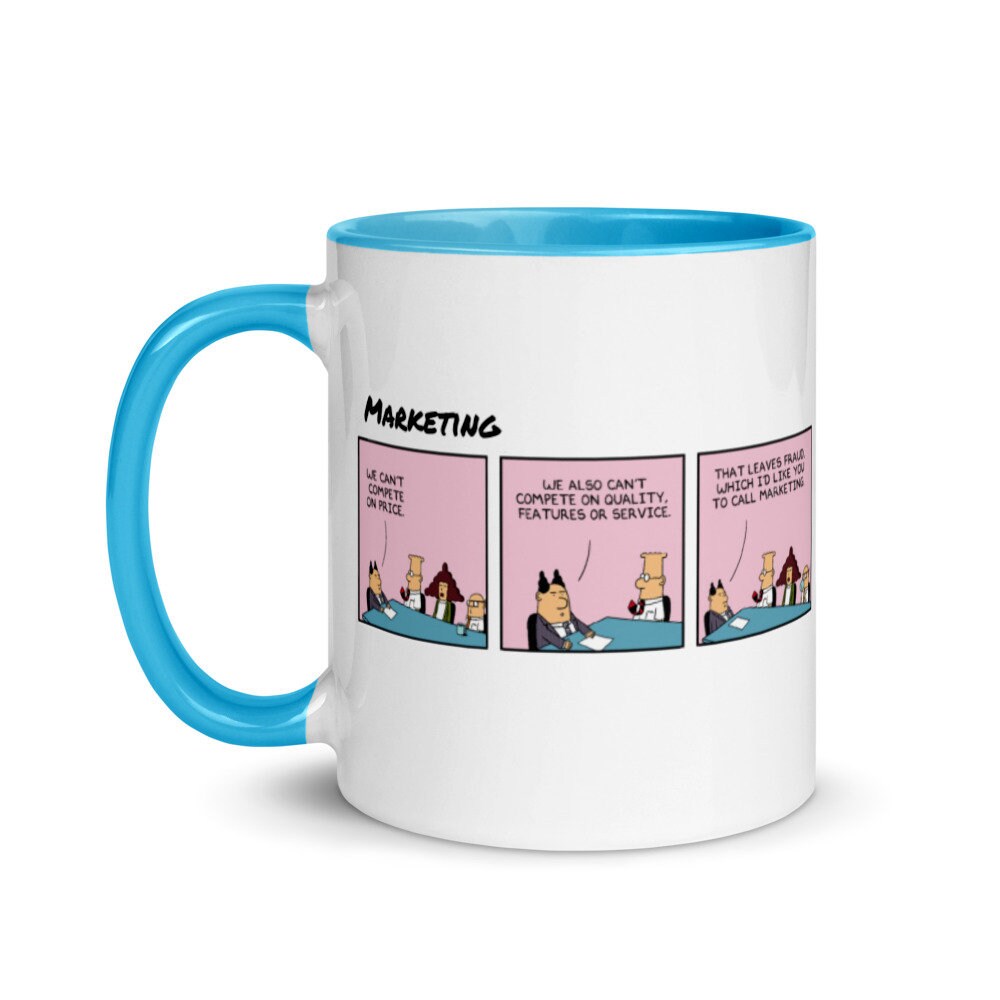 Dilbert Comic Strip Marketing & Consultants Mug With Color - Etsy