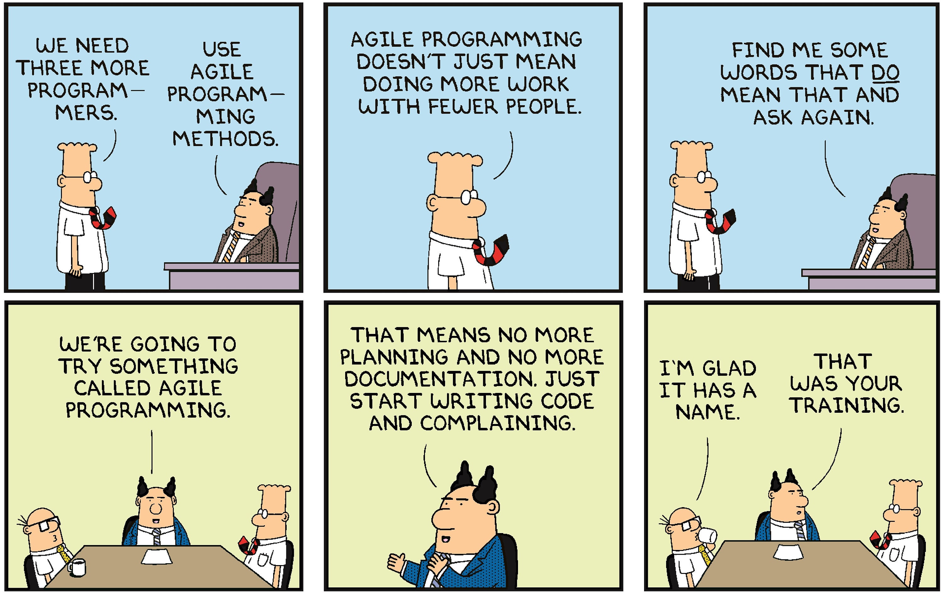 Funny Dilbert Mug - Agile Programming - White Glossy (11 Oz/15 Oz) - Etsy