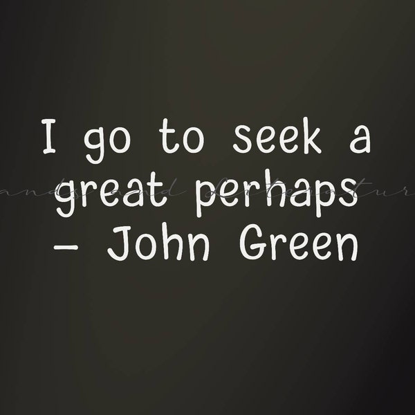 Alaska John Green - Etsy