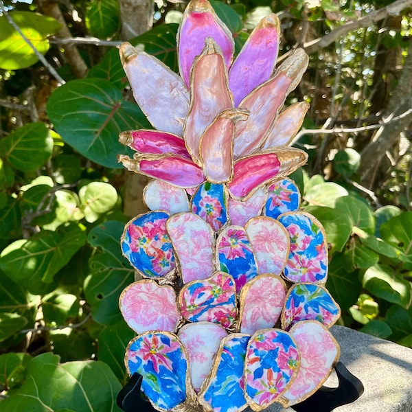 Oyster Shell Pineapple - Etsy