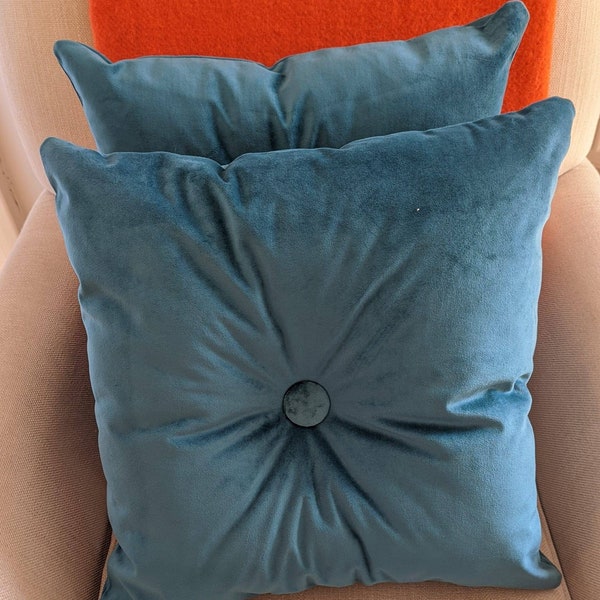 Button Cushion - Etsy UK