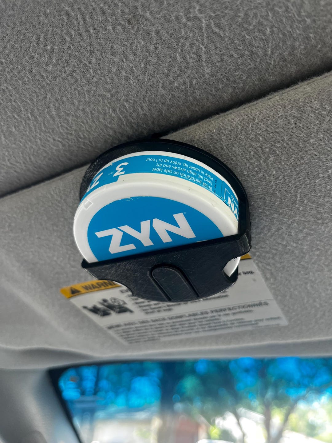 Zyn Can Car Visor Clip | Zyn Can Storage | Car Visor Clip - Etsy