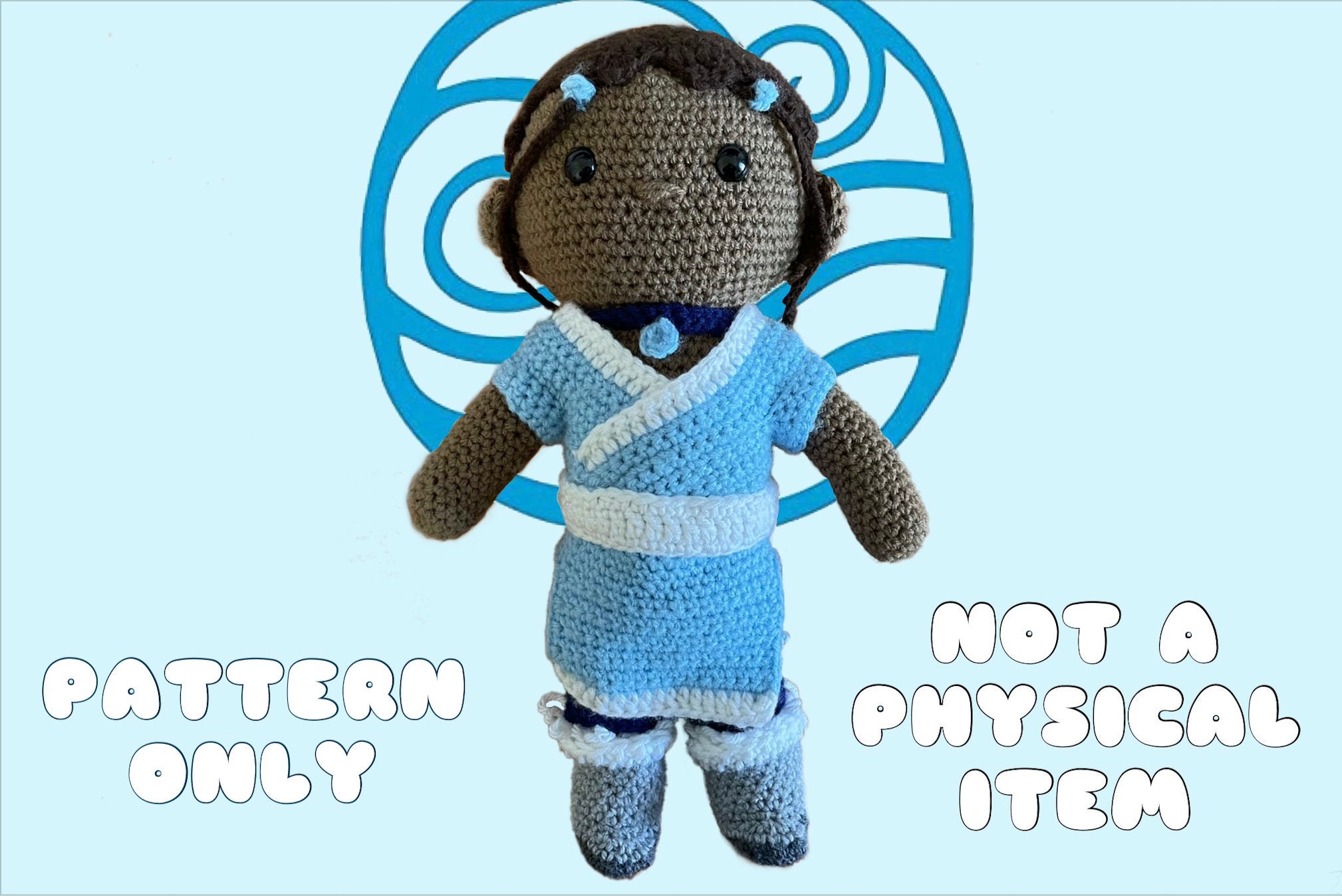 Katara Avatar the Last Airbender Crochet/Amigurumi Pattern | Etsy