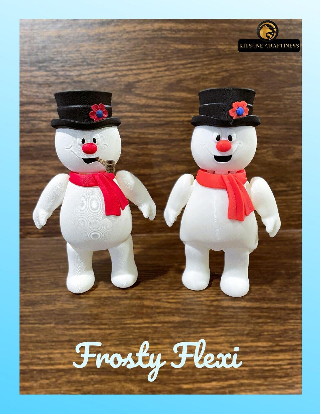 Frosty Flexi STL File - Etsy