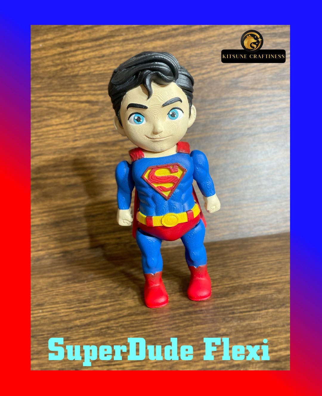 Superdude Flexi STL File - Etsy