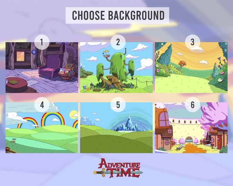 Adventure Time Style Original Portrait Adventure Time Custom - Etsy