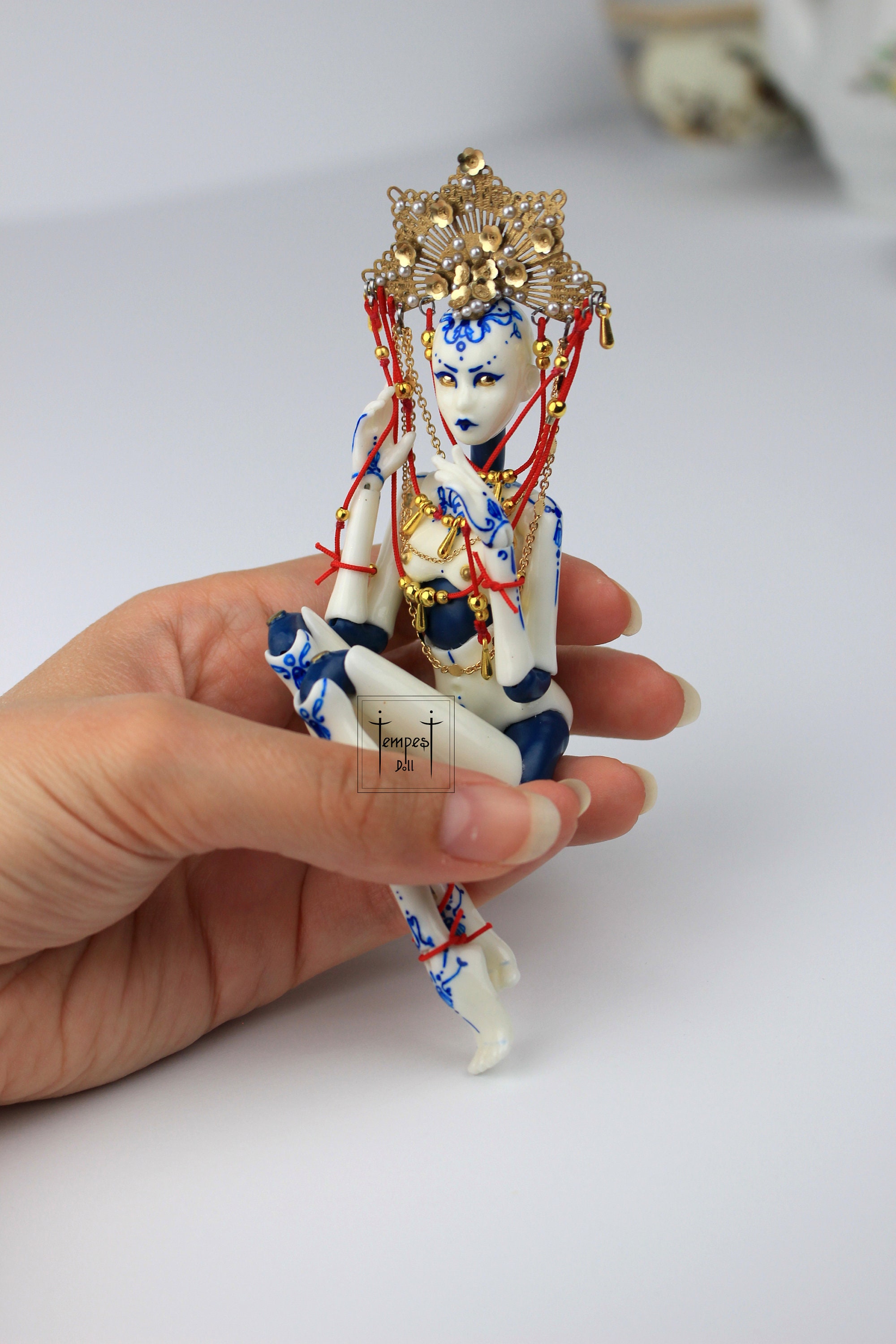 1/12 Scale BJD Full Set by Tempest Doll Mini BJD Artist - Etsy