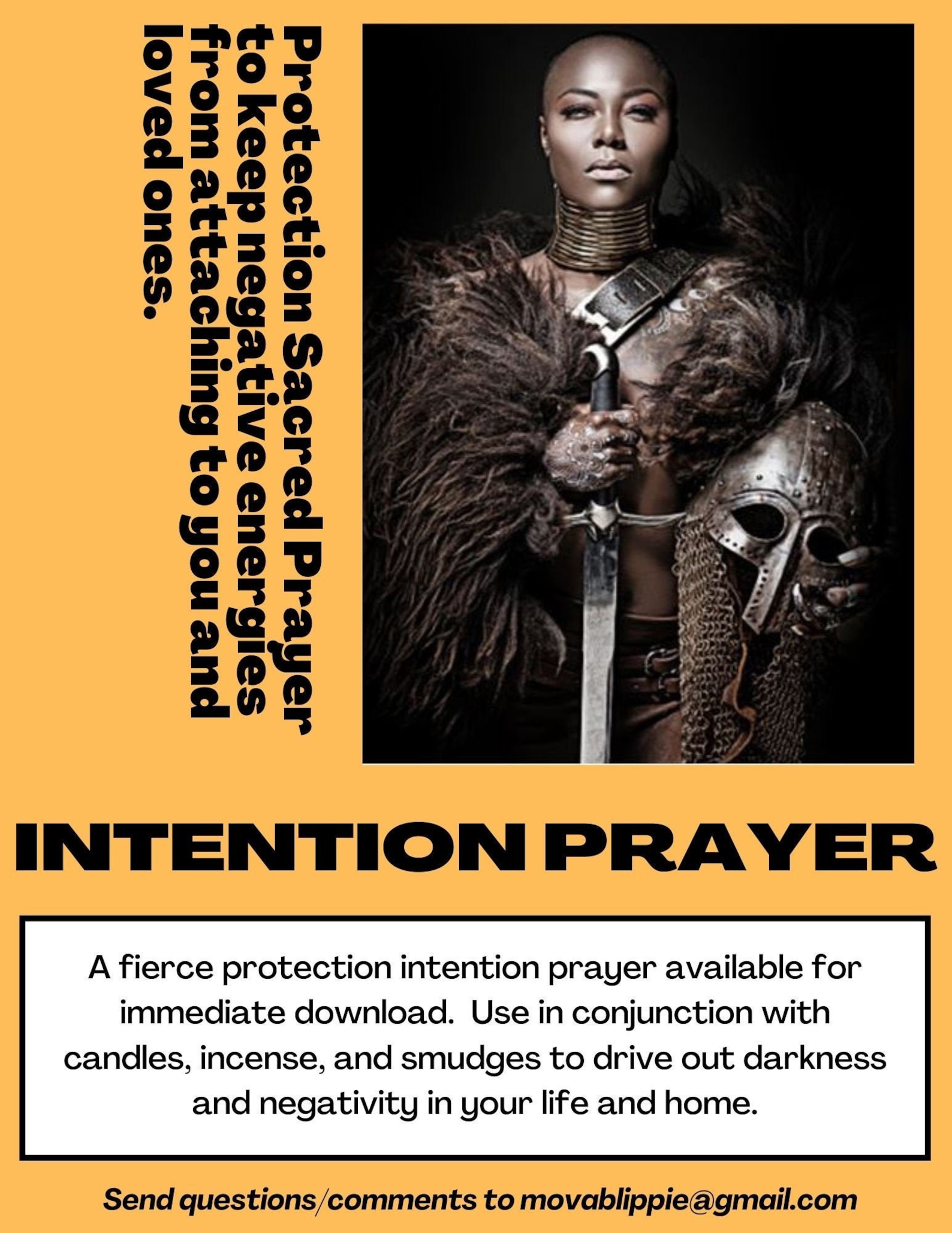 Fierce Protection Intention Prayer - Etsy