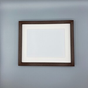 Brown Picture Frame 8x 10 Photo Frame Includes Matt With 6 X 8 Opening ...