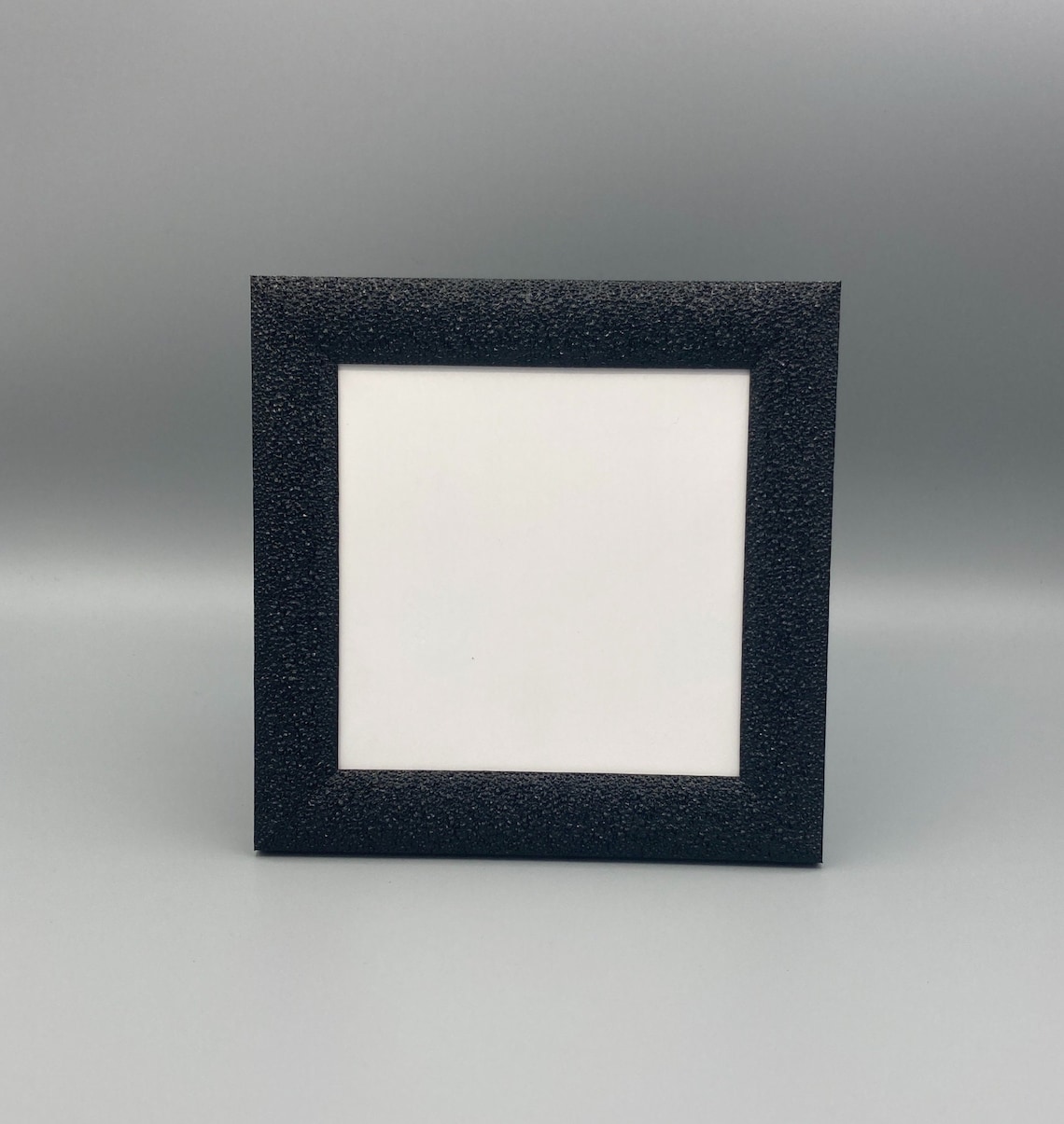 Textured Black Picture Frame 5x 5 Square Photo - Etsy