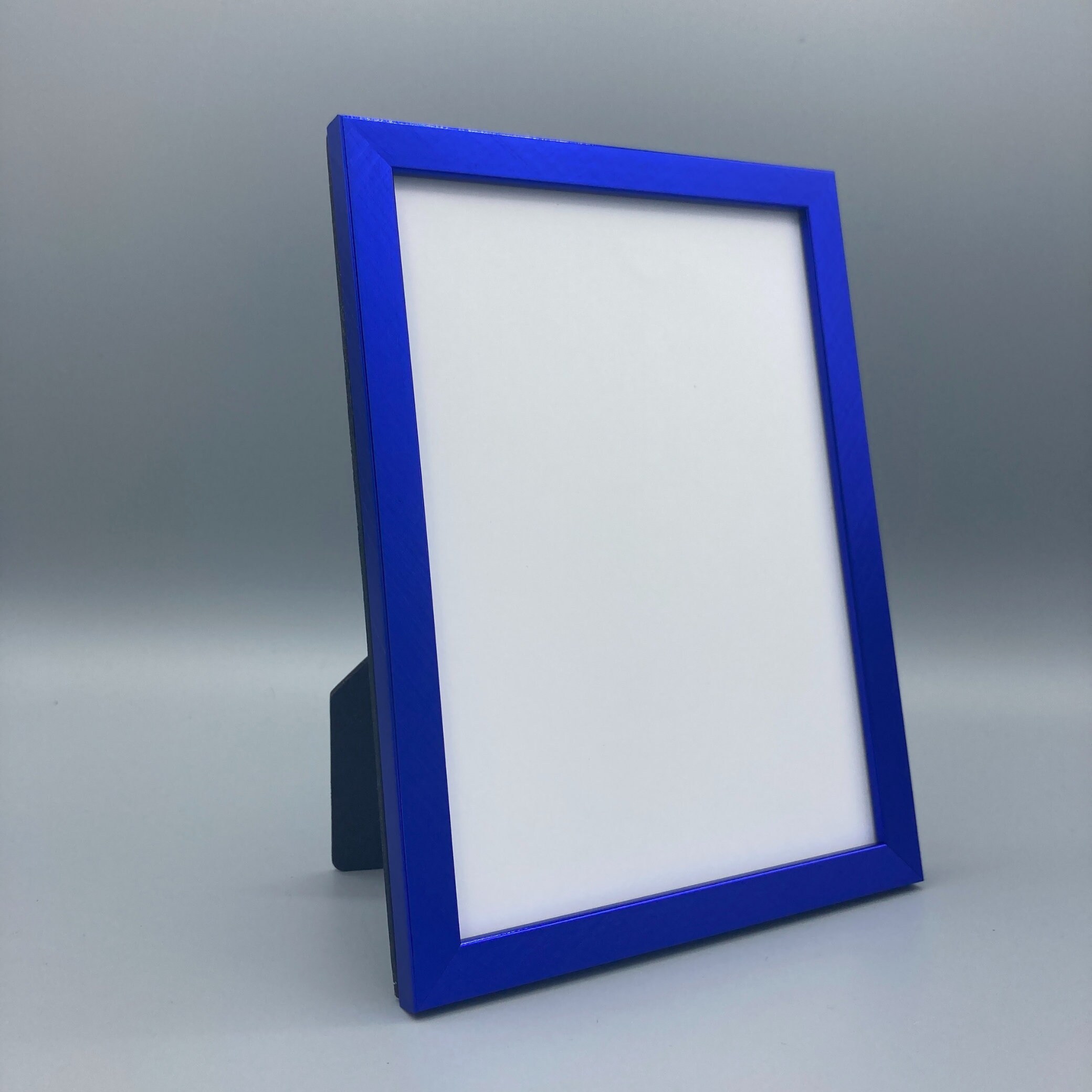 Metallic Blue Picture Frame 5x7 Photo Frame Additional - Etsy