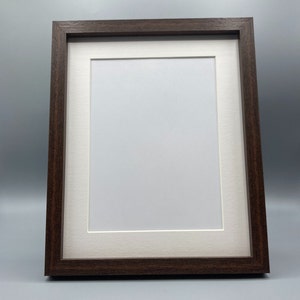Brown Picture Frame 8x 10 Photo Frame Includes Matt With 6 X 8 Opening ...