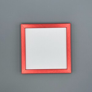 Red Picture Frame • 5x5 Square Photo Frame • Additional Colors ...