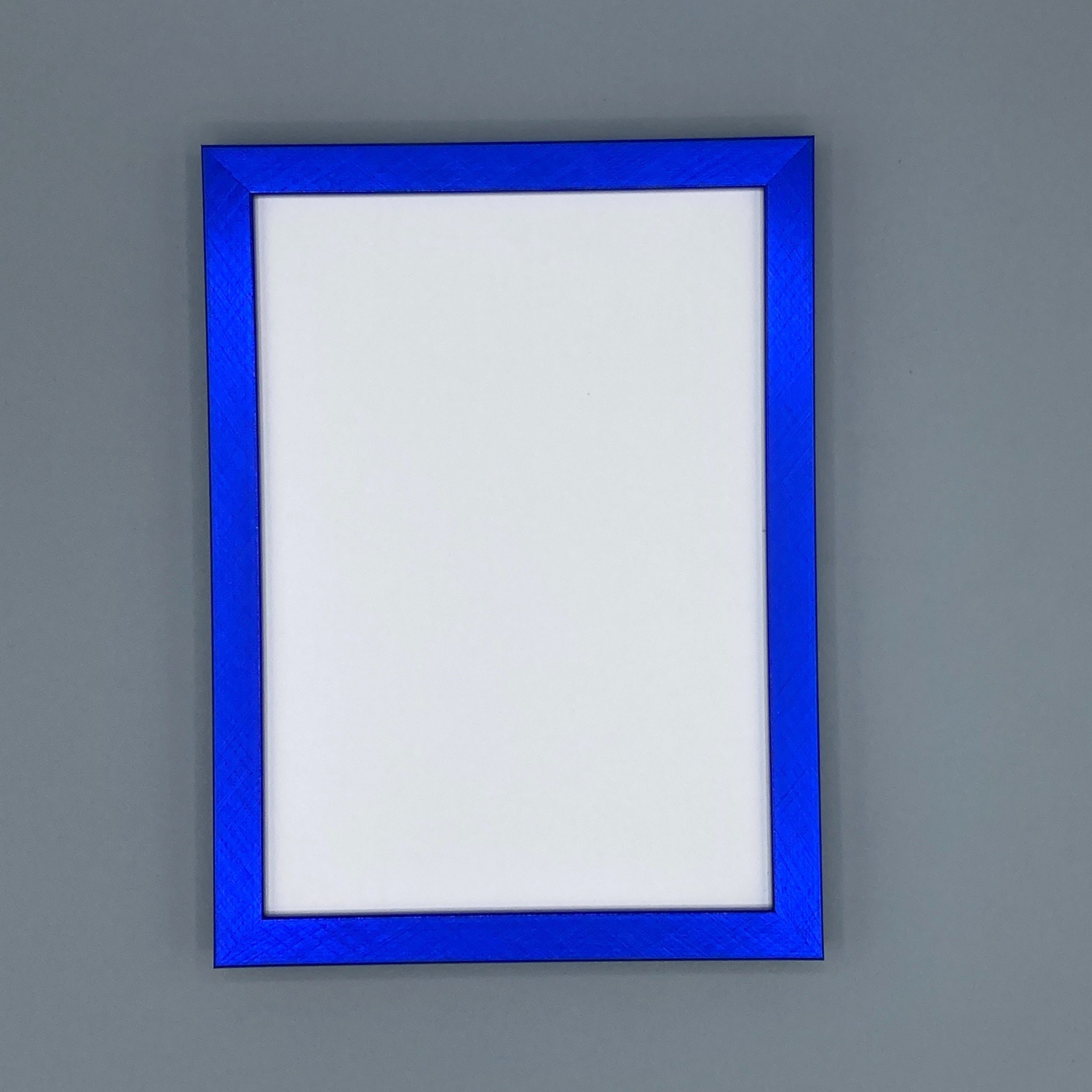 Metallic Blue Picture Frame 5x7 Photo Frame Additional - Etsy