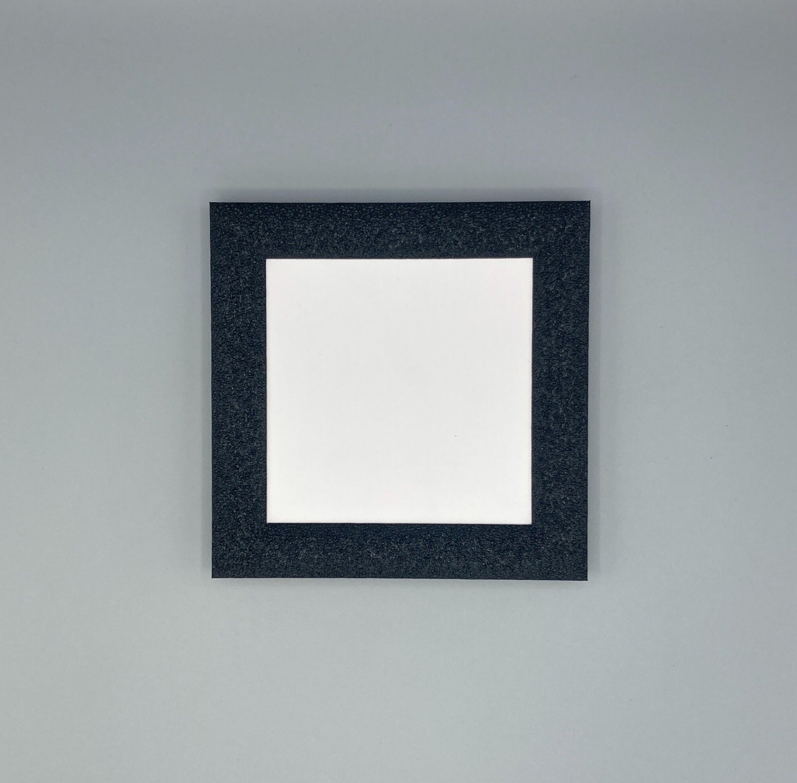 Textured Black Picture Frame 5x 5 Square Photo - Etsy