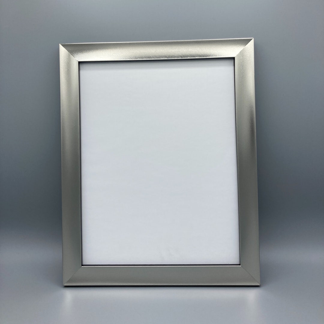 Document Frame, 8 1/2 X 11 Inches Silver & Black Picture Frame, Wall ...