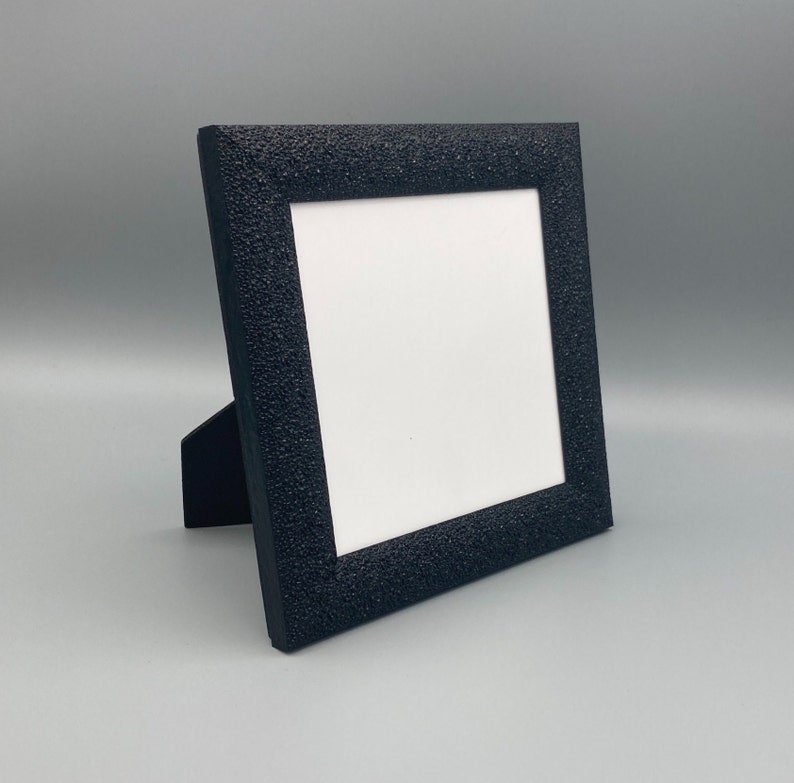 Textured Black Picture Frame 5x 5 Square Photo - Etsy