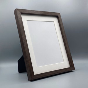 Brown Picture Frame 8x 10 Photo Frame Includes Matt With 6 X 8 Opening ...