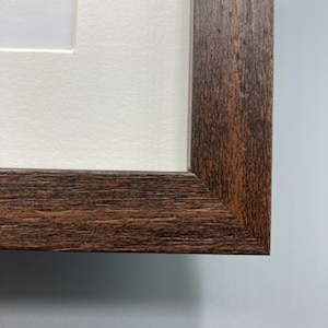 Brown Picture Frame 8x 10 Photo Frame Includes Matt With 6 X 8 Opening ...