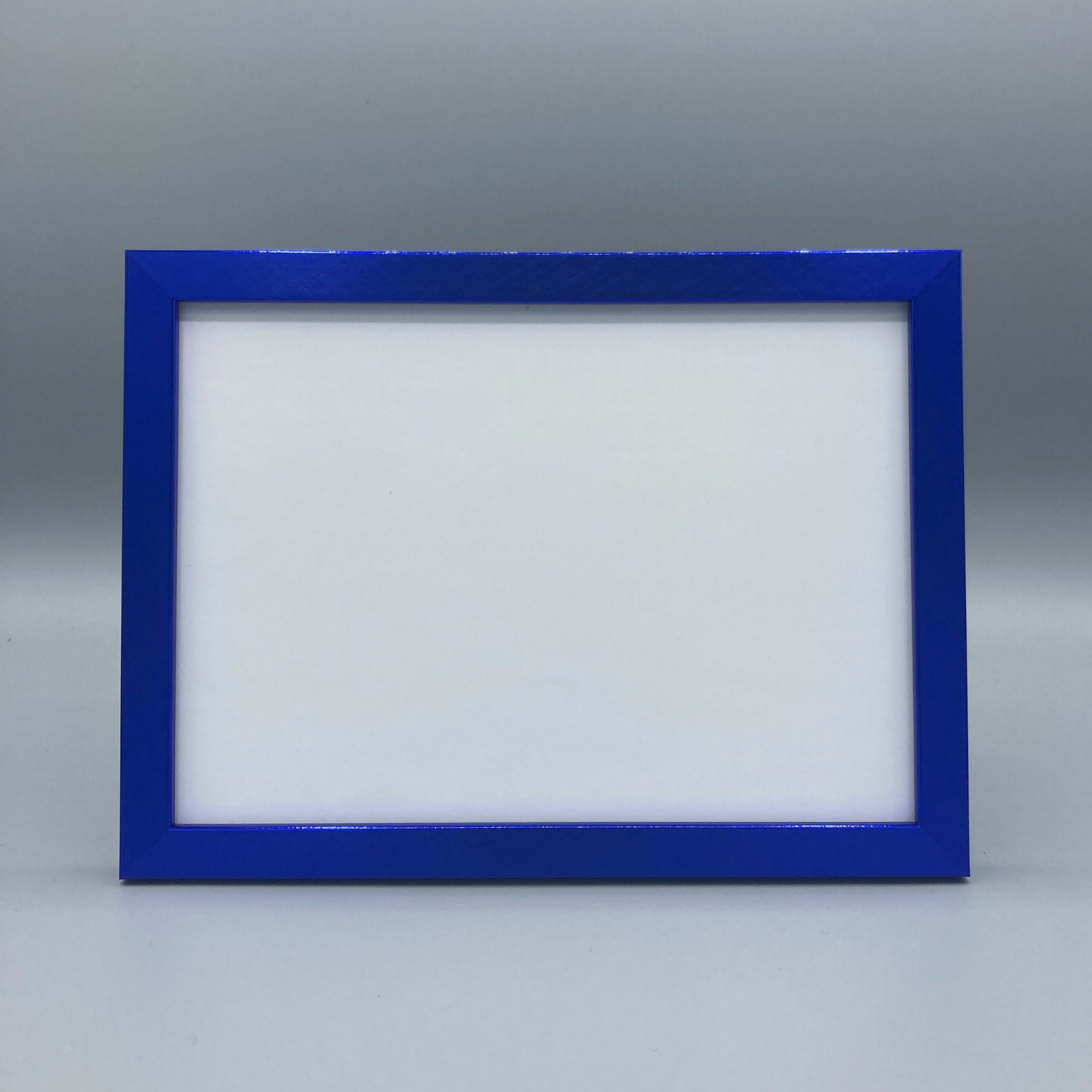 Metallic Blue Picture Frame 5x7 Photo Frame Additional - Etsy