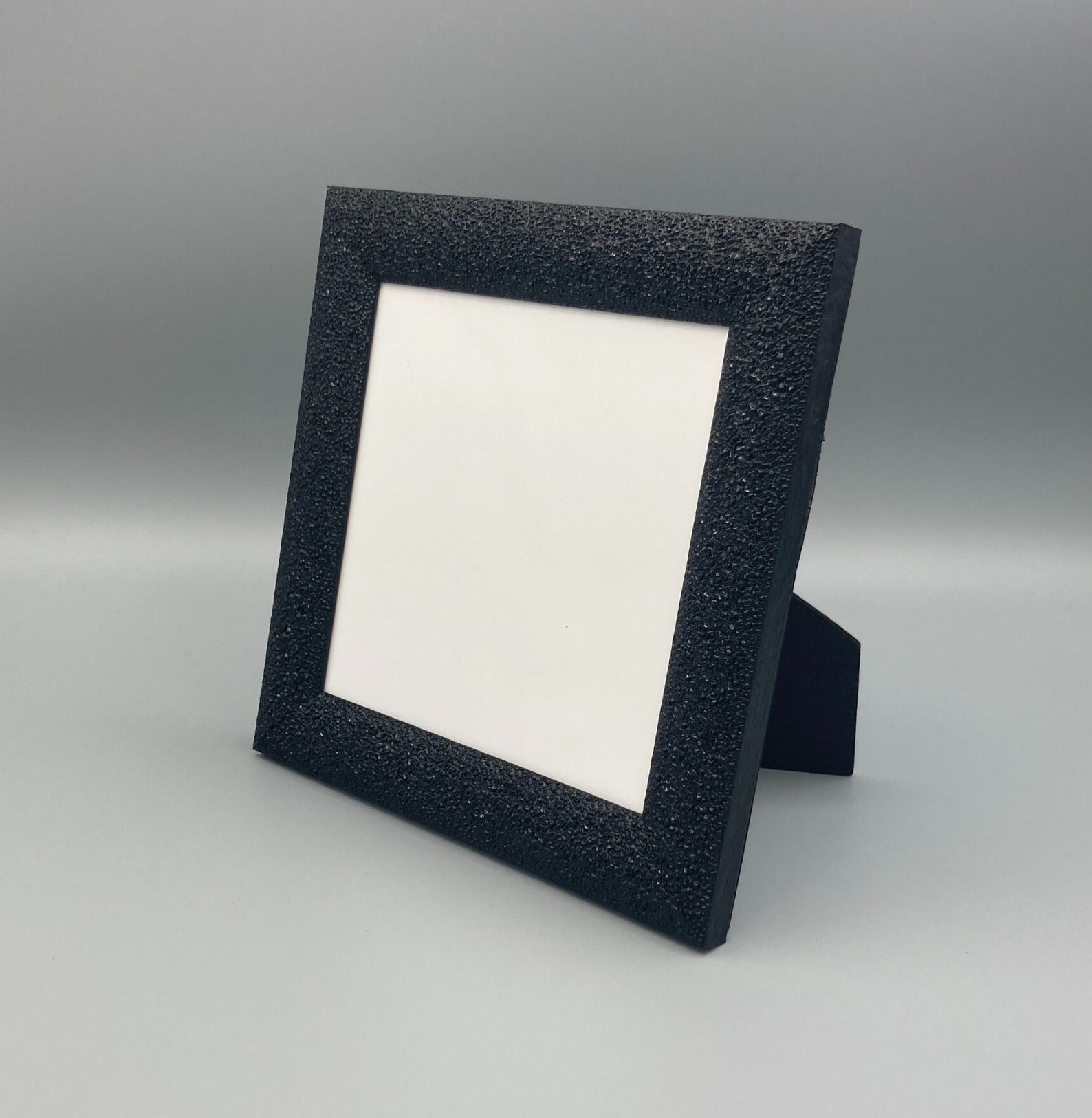 Textured Black Picture Frame 5x 5 Square Photo - Etsy