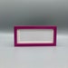 Pink Picture Frame • 3x7 Photo Frame • 2x6” Mat Opening • Photo Booth ...
